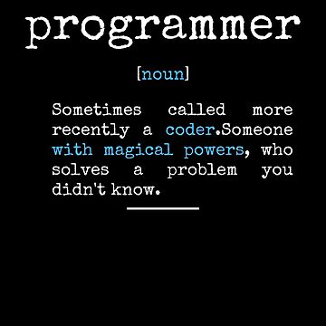 "Programmer, coding gift with a quote." Essential T-Shirt for Sale by RoManSmArt | Redbubble