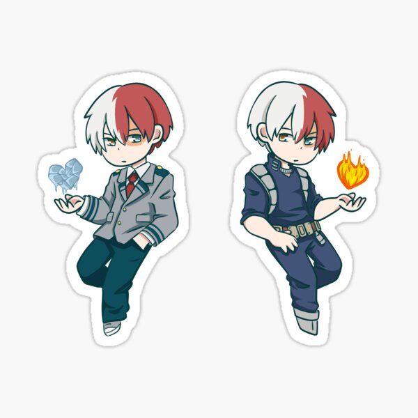 "My Hero Academia Todoroki Shoto" Sticker for Sale by Dizplicity ...