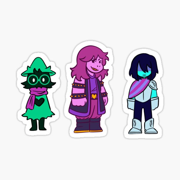"Deltarune" Sticker for Sale by Dizplicity | Redbubble