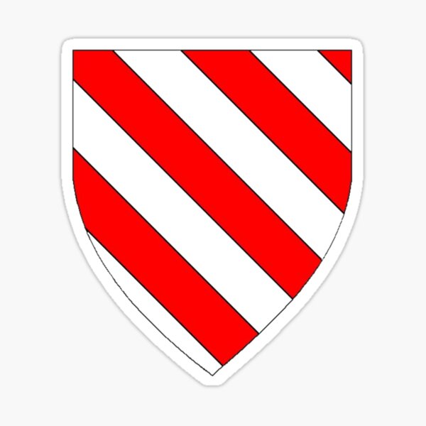 "Sir Lancelot Royal Coat of Arms" Sticker for Sale by Spartawolf ...