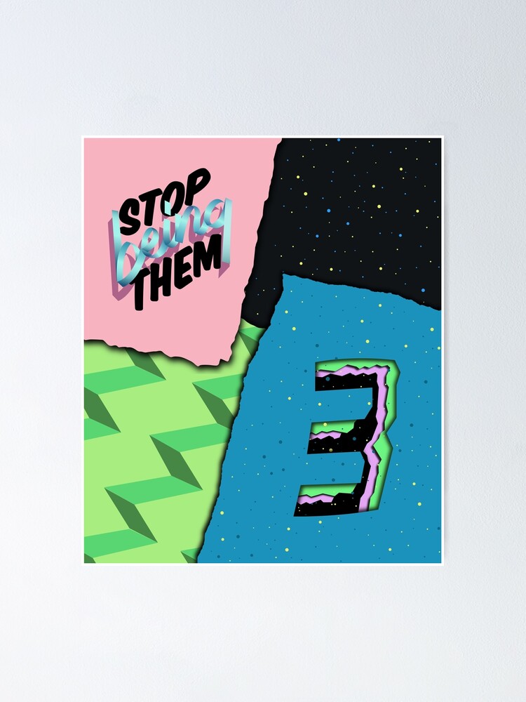 "Daniel Ricciardo - Stop Being Them" Poster for Sale by Pikuseru ...