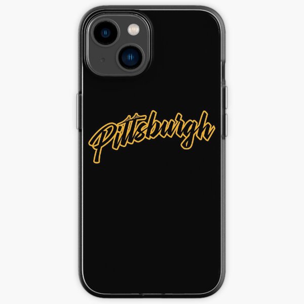 "Pittsburgh Script Logo" iPhone Case for Sale by edunkeldesigns | Redbubble