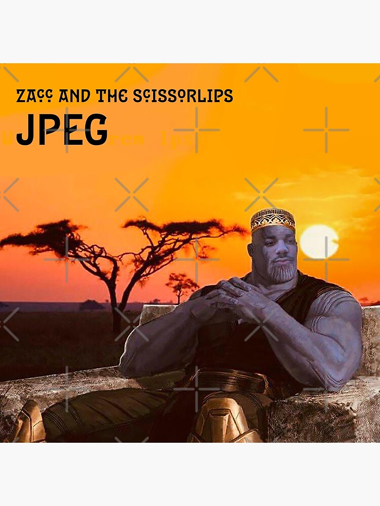Póster «Zacc and the Scissorlips - carátula del álbum JPEG» de ...