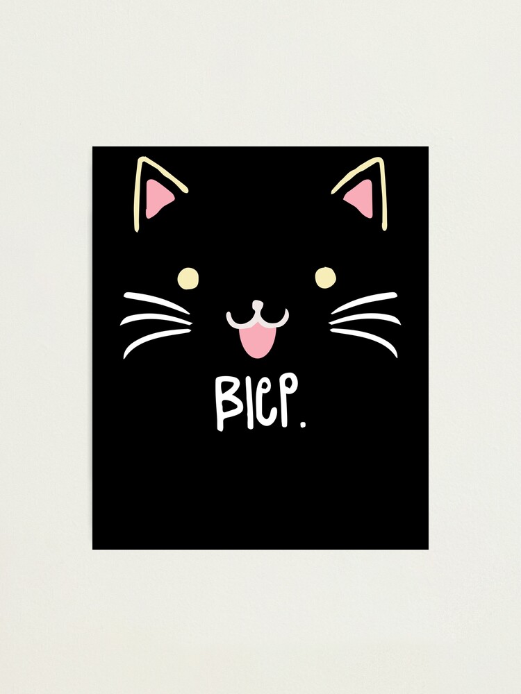 "Cute Cat Blep" Photographic Print by breh-art | Redbubble