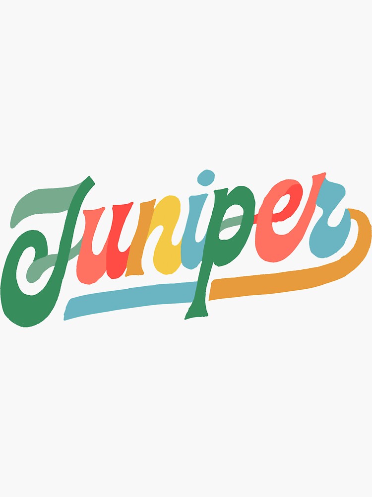 "Juniper" Sticker for Sale by lorenklein | Redbubble