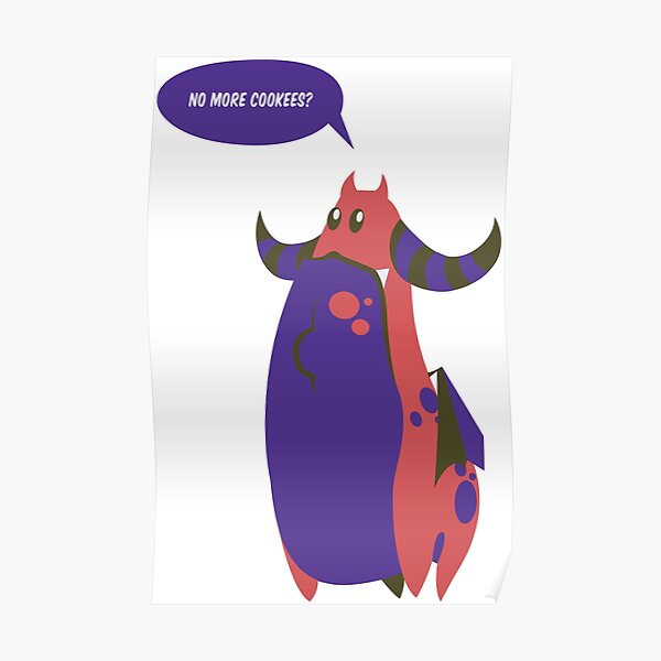 "No More Cookies Cartoon" Poster for Sale by robspencer | Redbubble