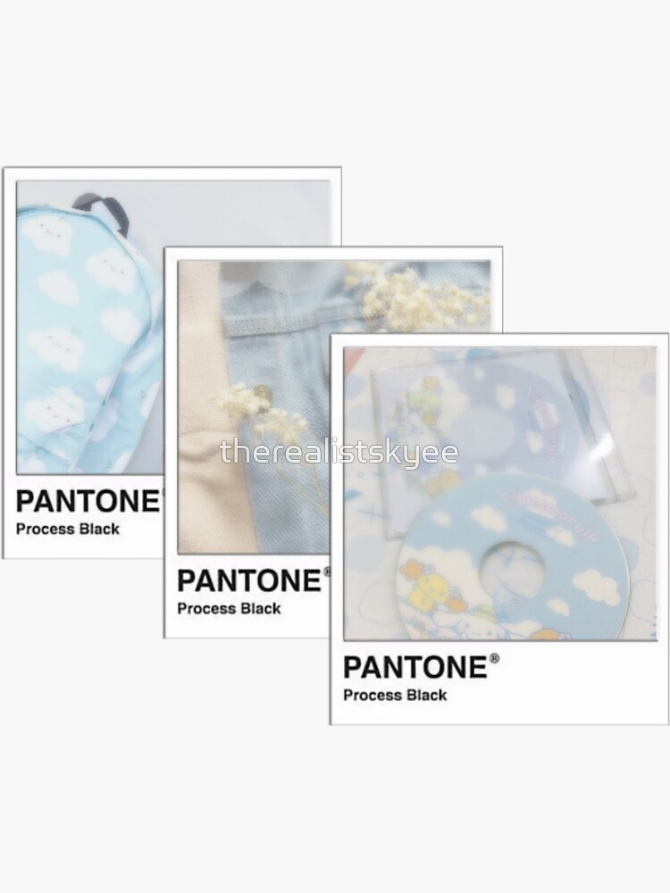 "PANTONE BABY BLUE" Sticker for Sale by therealistskyee | Redbubble