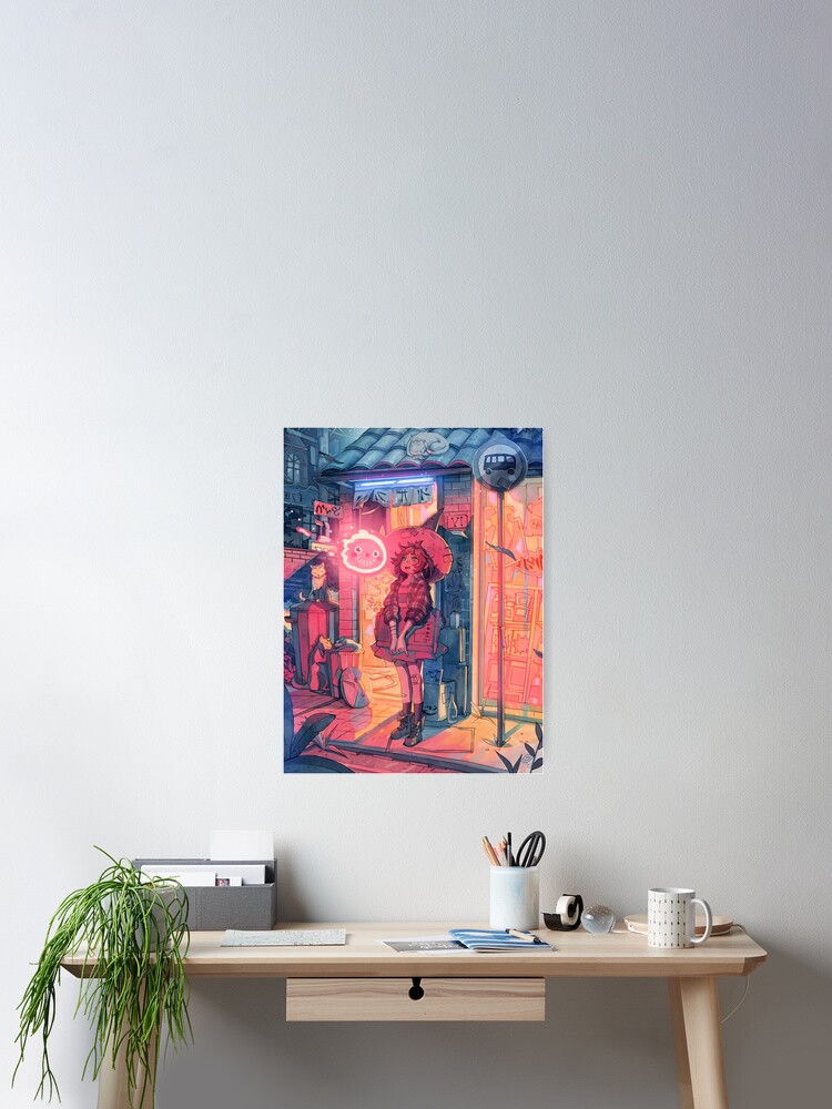 "Bus Stop" Poster for Sale by SimzArt | Redbubble