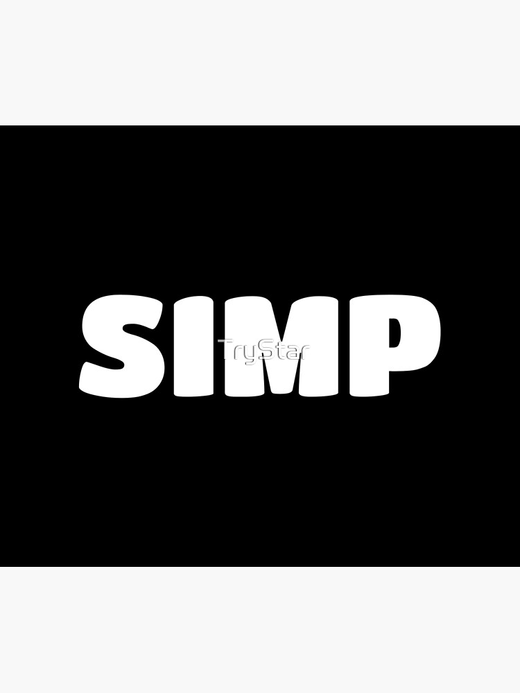 "Funny Simp logo design" Tapestry for Sale by TryStar | Redbubble