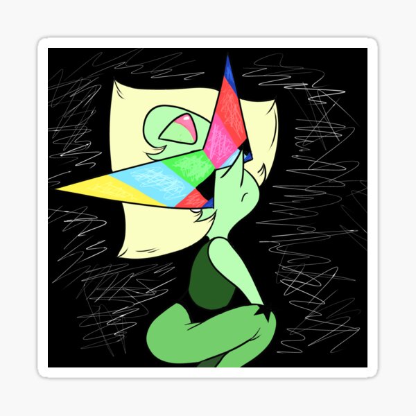 "CMYK Peridot" Sticker for Sale by gross-girl99 | Redbubble