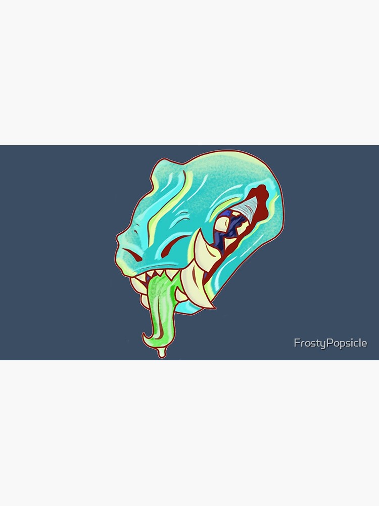 "Maw Sticker" Art Print for Sale by FrostyPopsicle | Redbubble