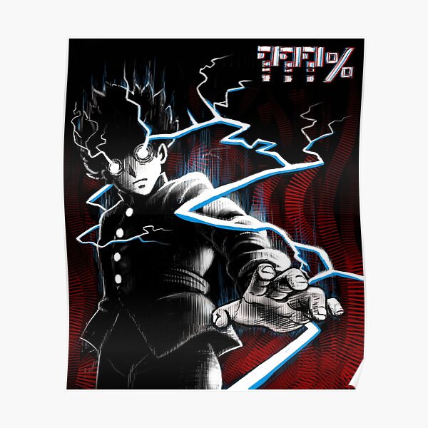 "Mob Psycho" Poster by DaniDragon | Redbubble