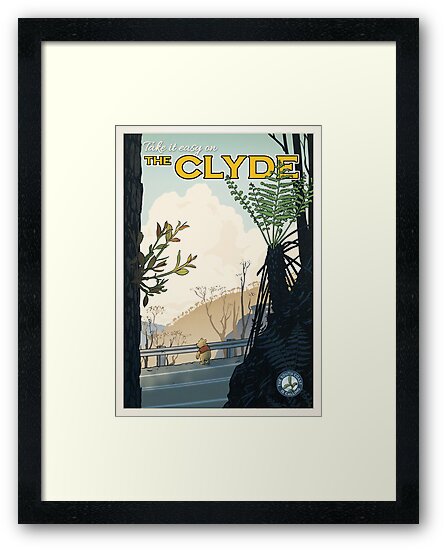 "The Clyde" Framed Art Print by CoastIsCalling | Redbubble