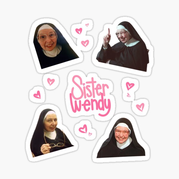 "Sister Wendy" Sticker for Sale by LydiaJune | Redbubble