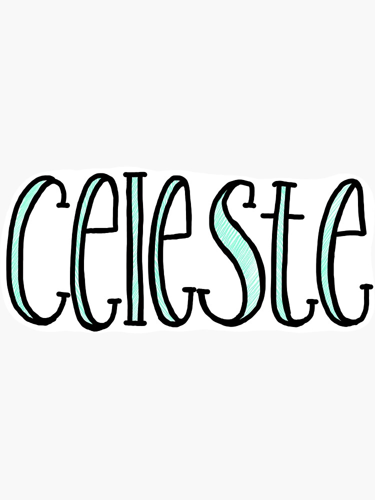 "Celeste" Sticker by mileah | Redbubble