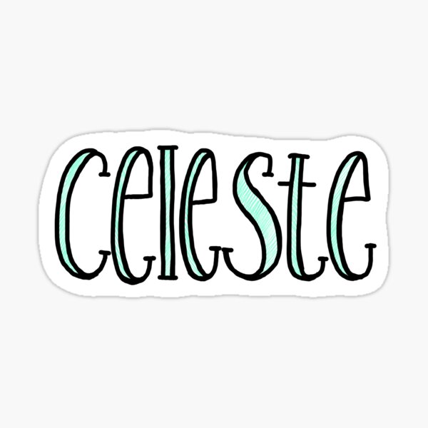"Celeste" Sticker by mileah | Redbubble