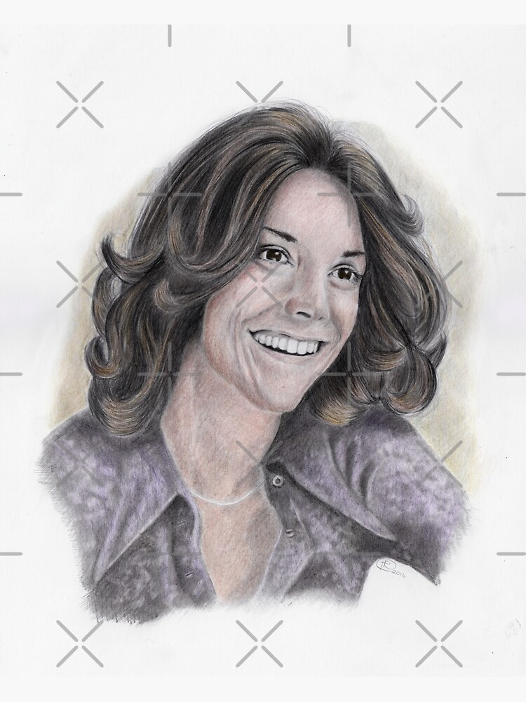 "Karen Carpenter Tinted Graphite Portrait" Poster for Sale by ...