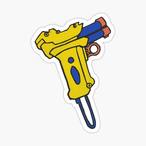 "Nerf Gun" Sticker for Sale by S04P | Redbubble