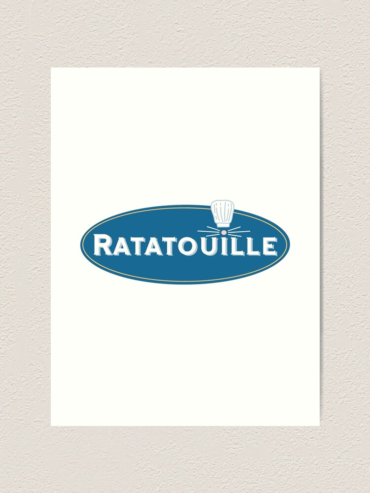 "Ratatouille Logo Design" Art Print for Sale by annielinnart | Redbubble