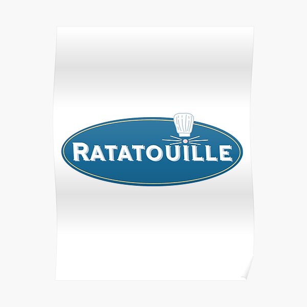 "Ratatouille Logo Design" Poster by annielinnart | Redbubble