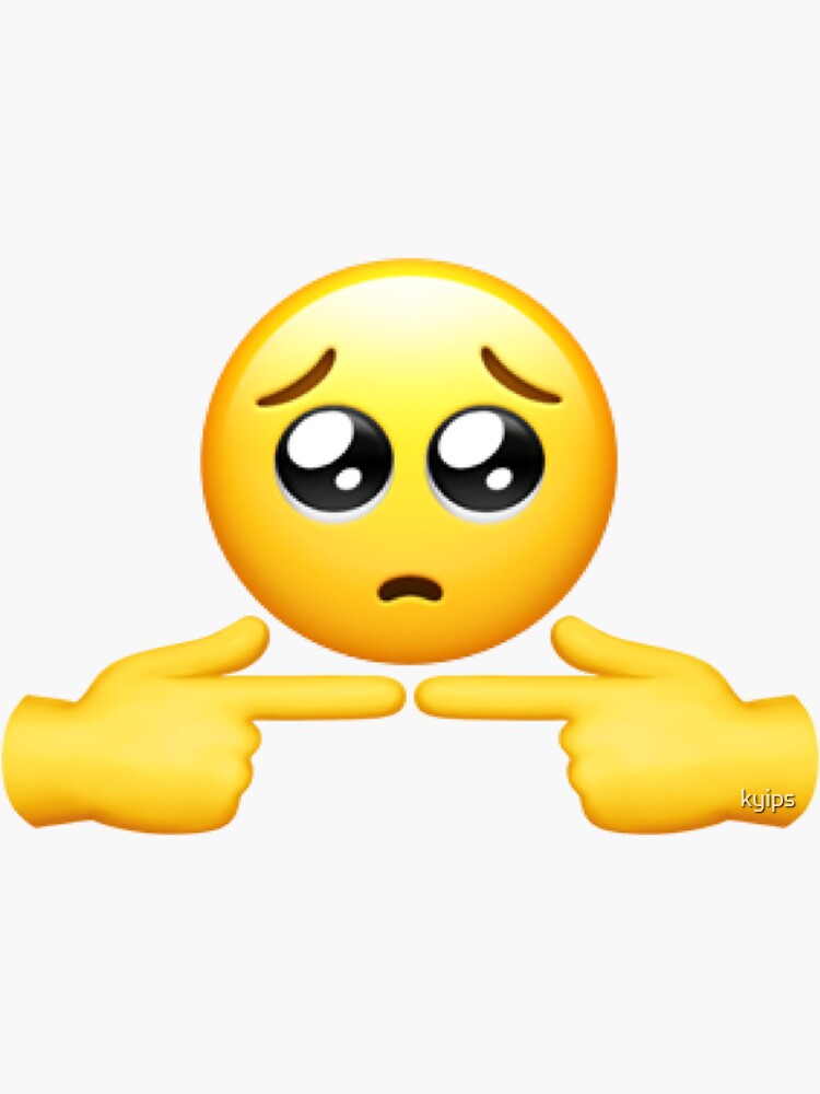 "shy " Sticker for Sale by kyips | Redbubble