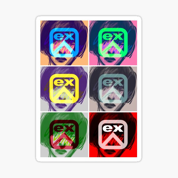 "Classic Logo Pop" Sticker for Sale by Extrarium | Redbubble