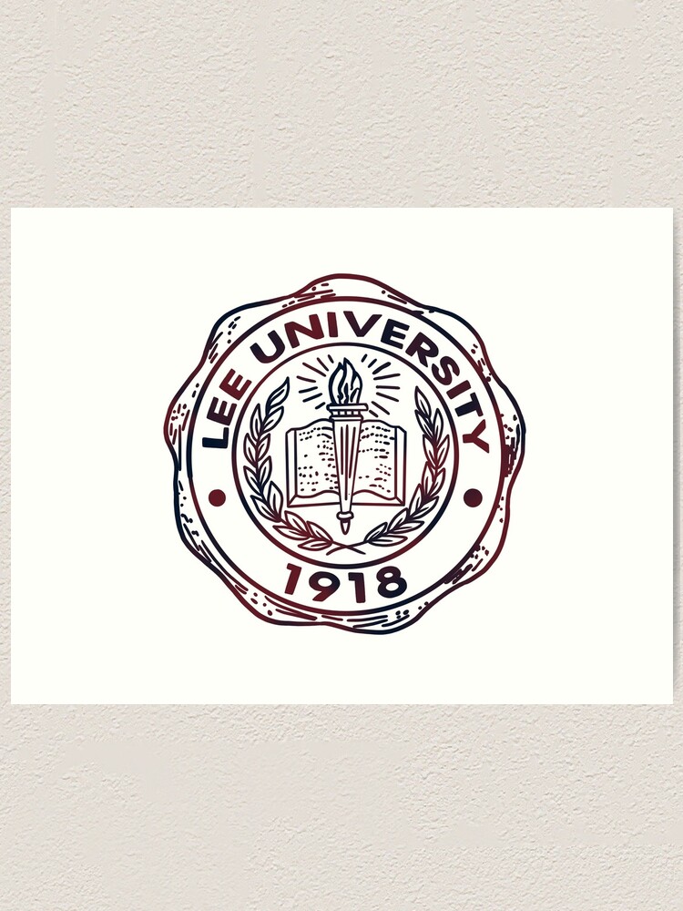 "Lee University Emblem - School Colors" Art Print for Sale by leaf ...
