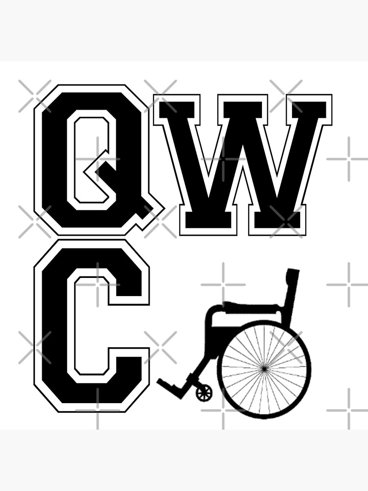 "QWC- Quadriplegic Wrestling Club " Poster for Sale by daveonwheels ...