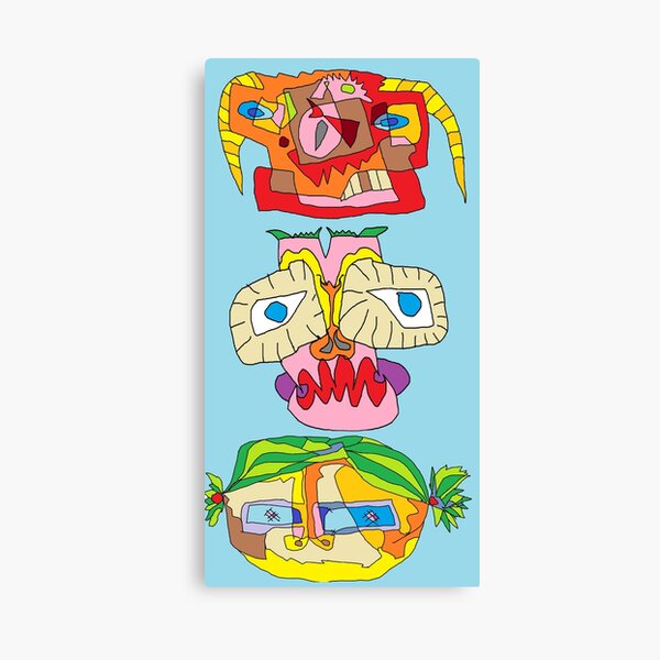 Monster Trio Canvas Prints | Redbubble
