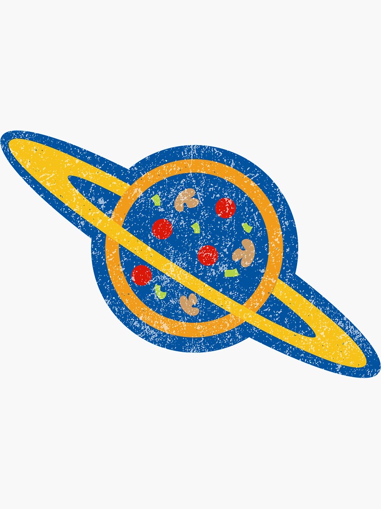 "pizza planet" Sticker for Sale by kodanugg | Redbubble