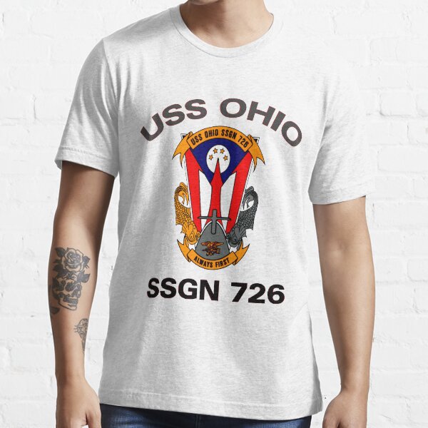 "USS Ohio (SSGN-726) Crest" T-shirt for Sale by Spacestuffplus | Redbubble | uss michigan t ...