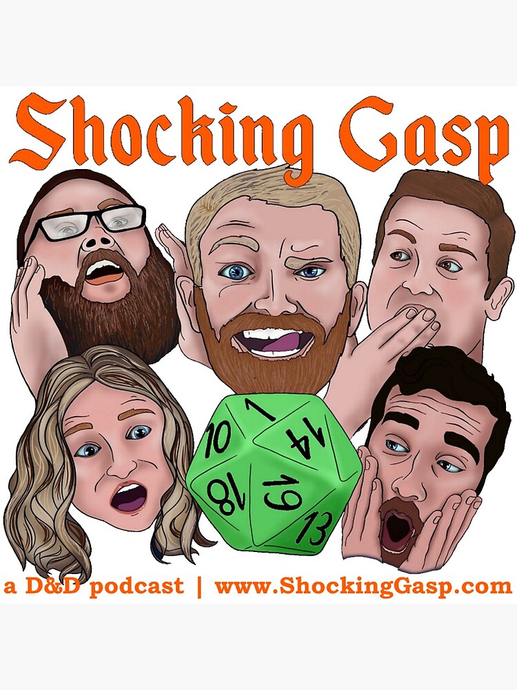 "Shocking Gasp Logo" Art Print for Sale by ShockingGasp | Redbubble