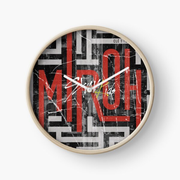 "Stray Kids Cle 1: MIROH" Clock for Sale by angiecat-art | Redbubble