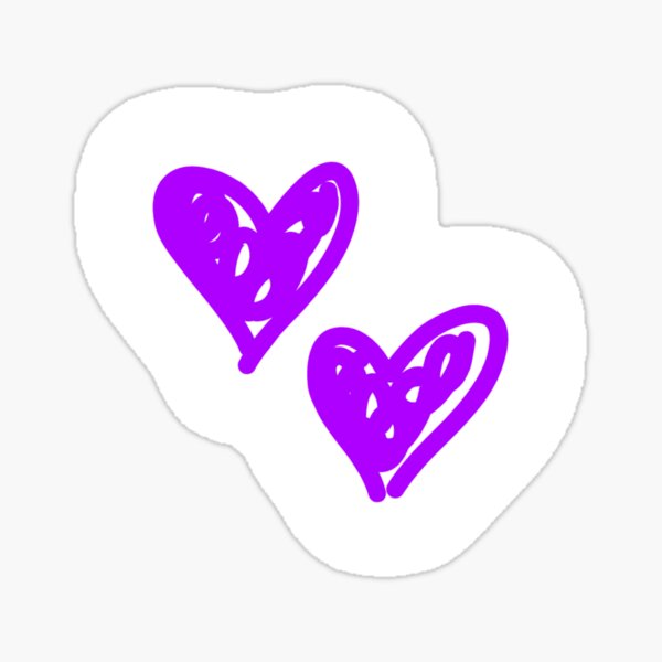 "HEART" Sticker by itsmutant | Redbubble