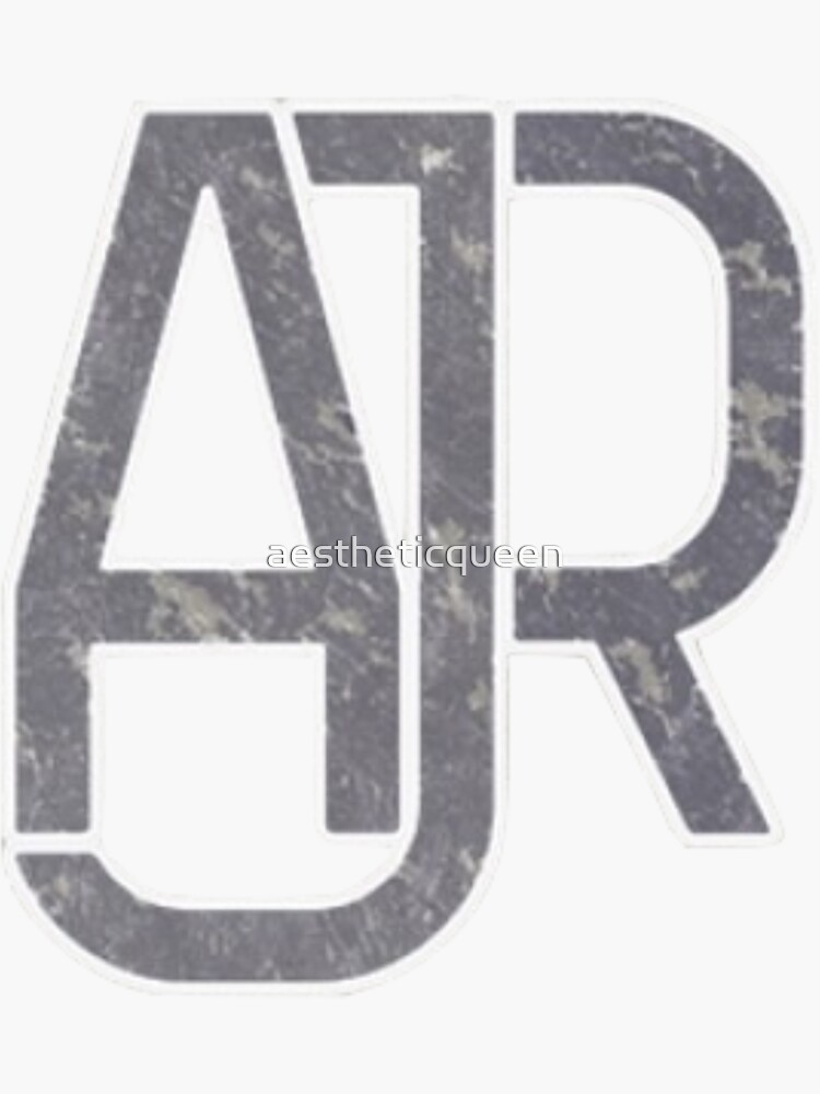 "AJR Marble Logo" Sticker for Sale by aestheticqueen | Redbubble