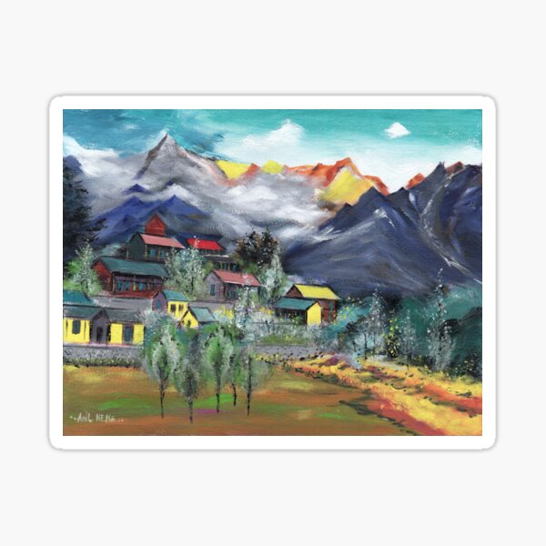 "Manali 13" Sticker for Sale by Anil Nene | Redbubble