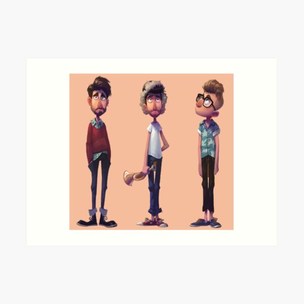"AJR Brothers Animation" Art Print for Sale by aestheticqueen | Redbubble