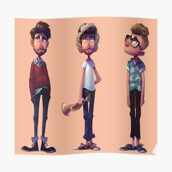 "AJR Brothers Animation" Poster for Sale by aestheticqueen | Redbubble