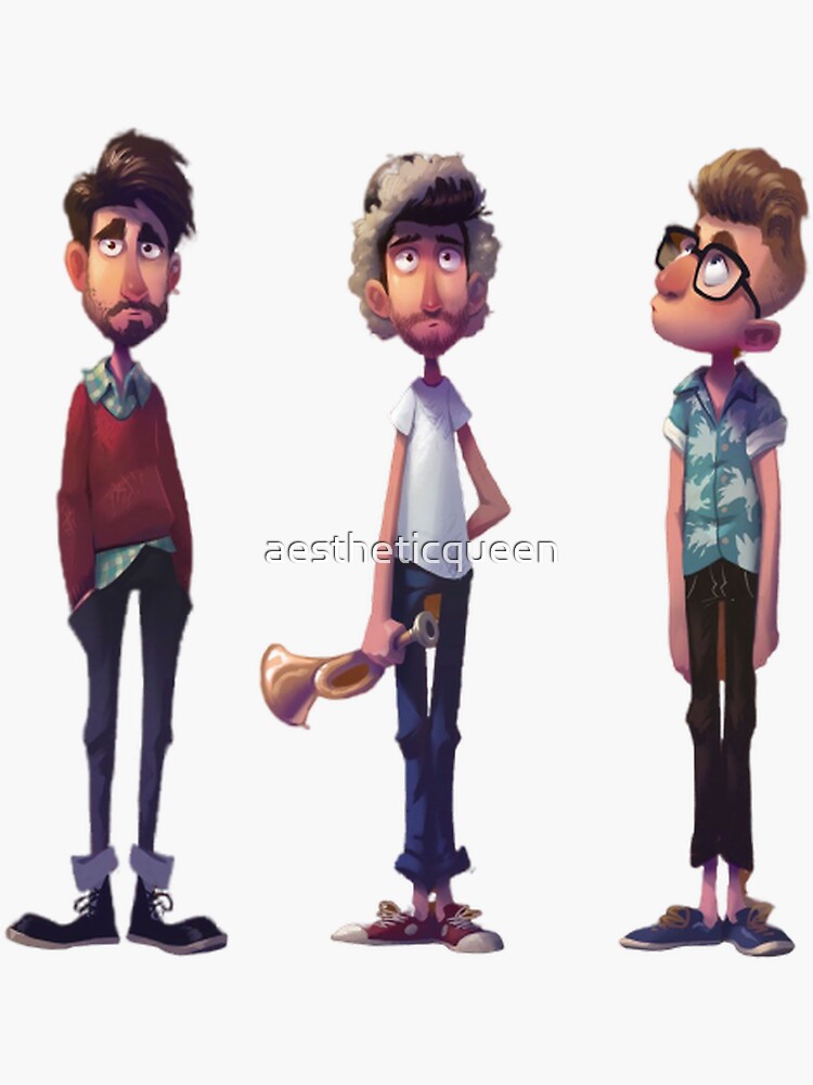 "AJR Brothers Animation" Sticker for Sale by aestheticqueen | Redbubble
