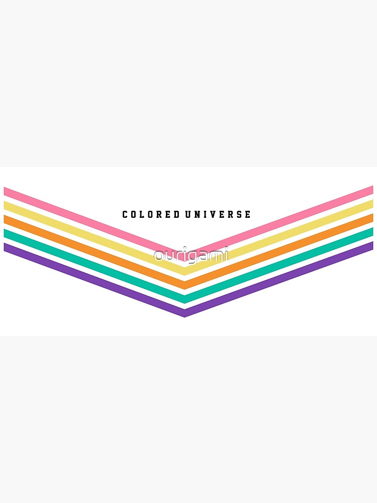 "Rainbow Colored Universe Fan Art" Photographic Print for Sale by ...