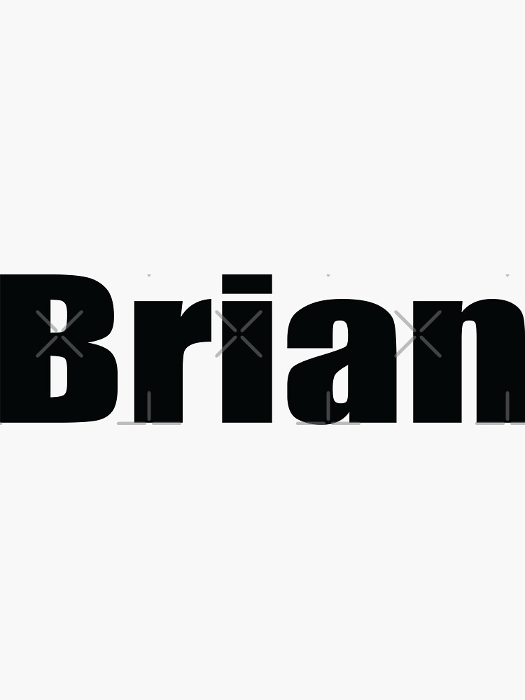 Brian Name Logo