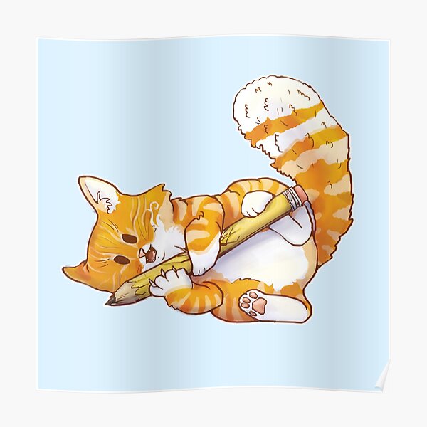 "Loki the cat" Poster by someteainspace | Redbubble