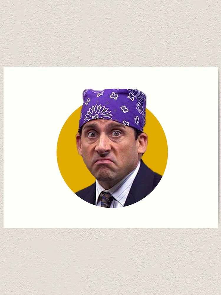 "Prison Mike Michael Scott from The Office" Art Print by rossvillarico ...
