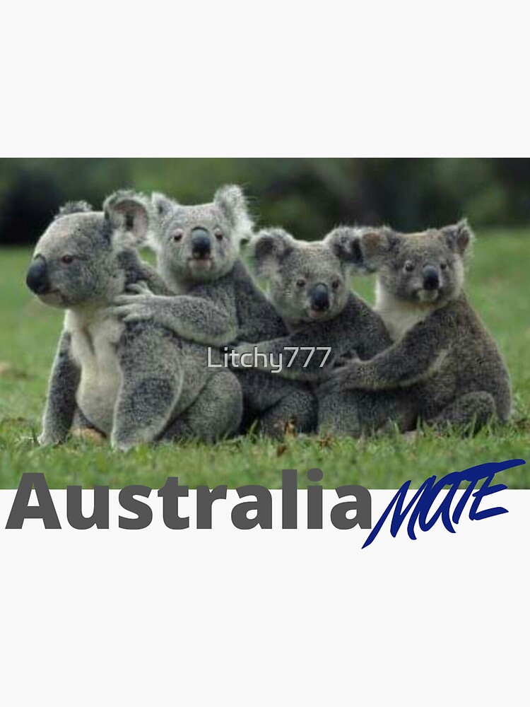 "Australia Mate" Sticker by Litchy777 | Redbubble