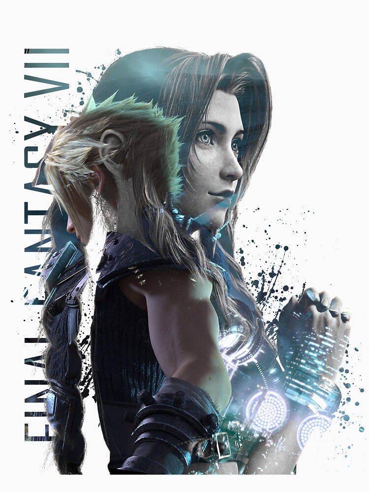 "Aerith - Final Fantasy 7 Design 2" T-shirt by AngeliaLucis | Redbubble