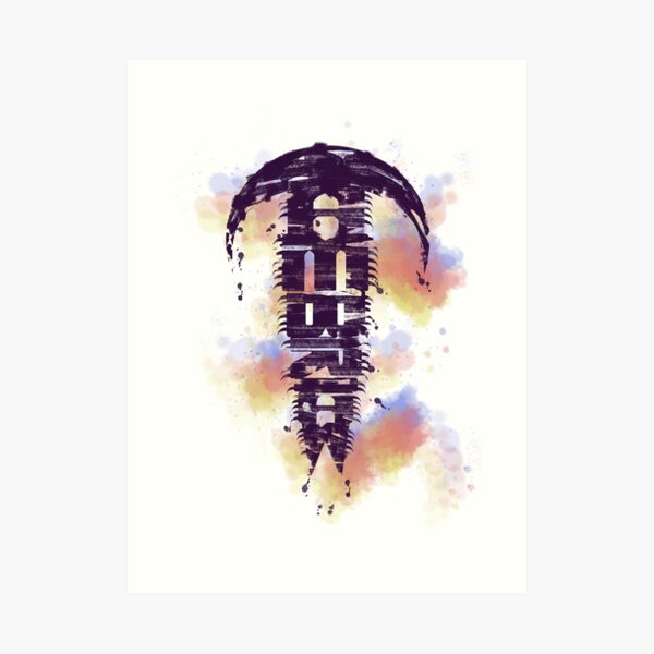 "Cambrian logo paint splashed with coloured background" Art Print by ...