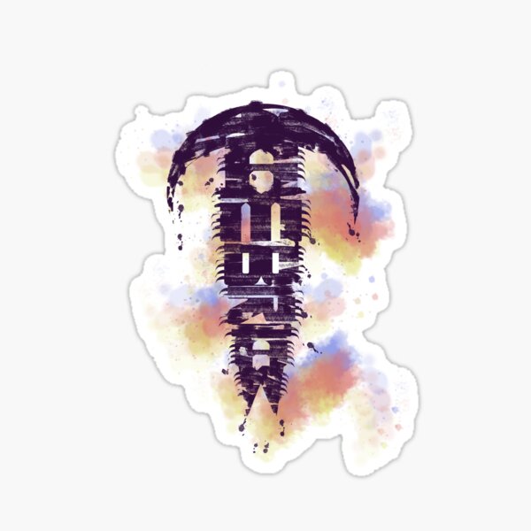 "Cambrian logo paint splashed with coloured background" Sticker for ...