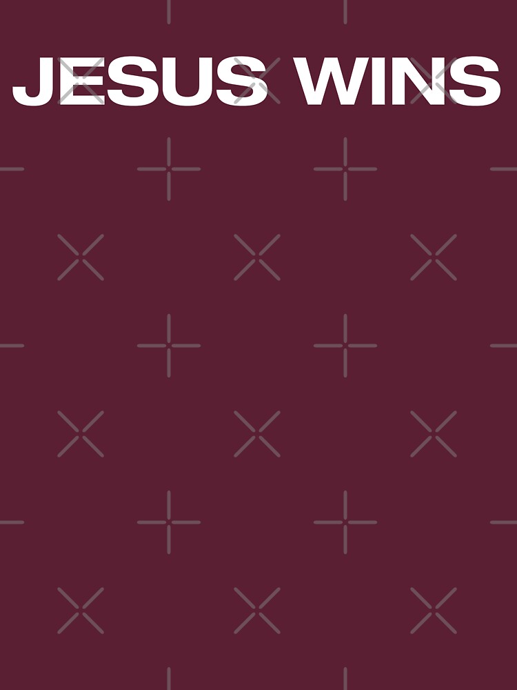 "Jesus Wins" T-shirt for Sale by anndouthat | Redbubble | jesus t ...