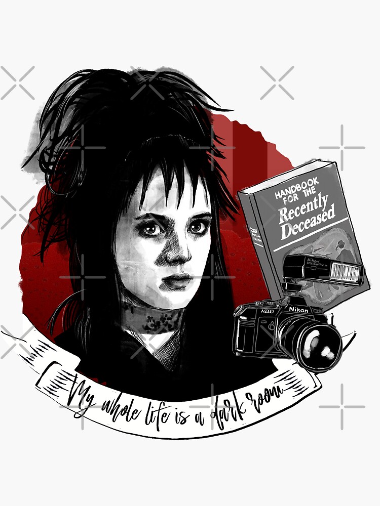 "Lydia Deetz" Sticker for Sale by otracreativa | Redbubble