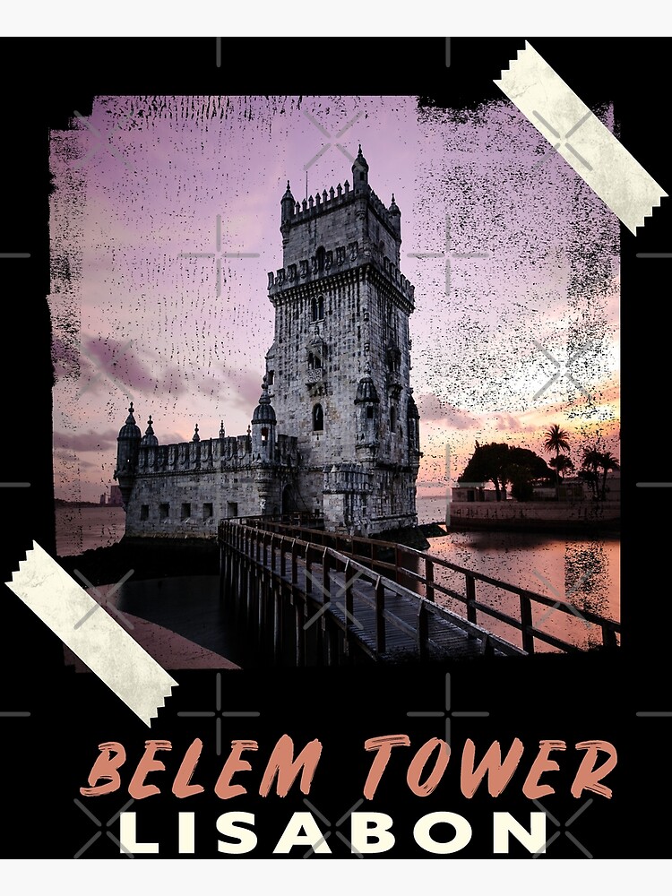 "Belem Tower Lisabon Poster" Poster by frigamribe88 | Redbubble